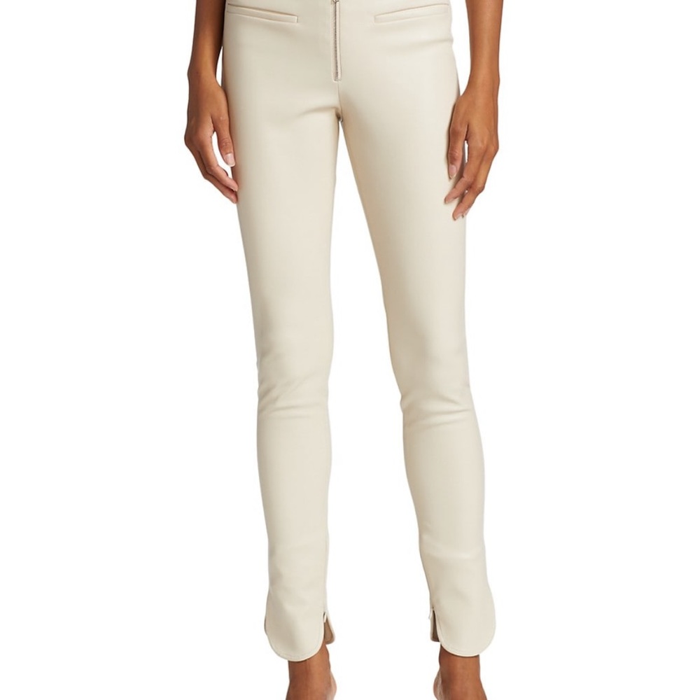 Alexis Faux Leather Pants - Gem